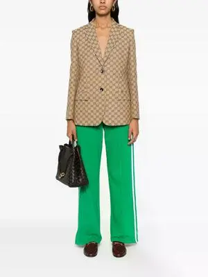 Gucci Gg Canvas Single-breasted Blazer