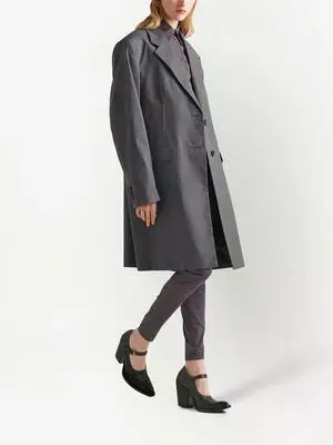 Prada Single-breasted Cotton Coat