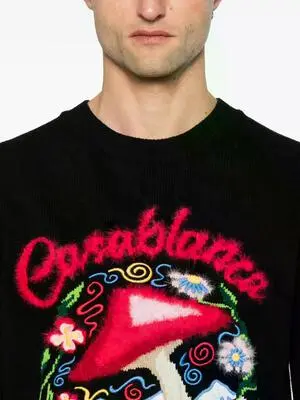 Casablanca Mushroom Emblem Sweater
