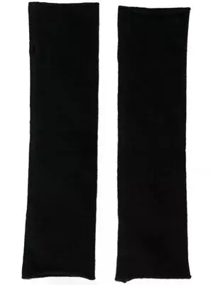 LISA YANG Aspen Knit Arm Warmers - Black