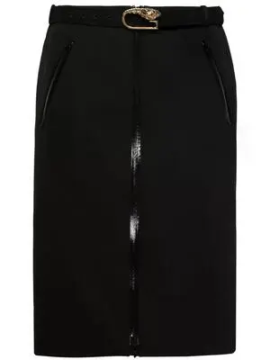 Gucci High-waisted Wool Skirt