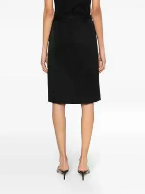 Gucci High-waisted Wool Skirt