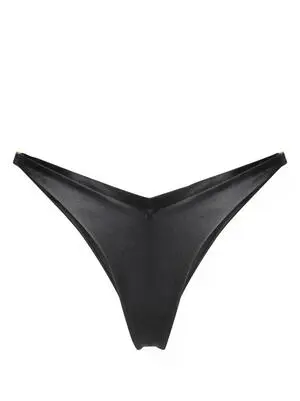 Gcds Logo-hardware Bikini Bottoms - Black