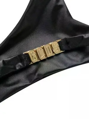 Gcds Logo-hardware Bikini Bottoms - Black
