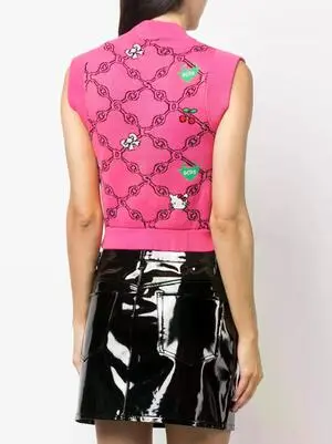 Gcds Graphic-print Jacquard Vest