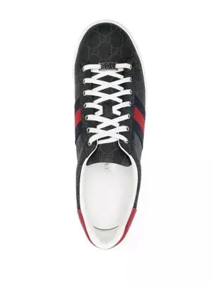 Gucci Ace Logo Web-stripe Sneakers