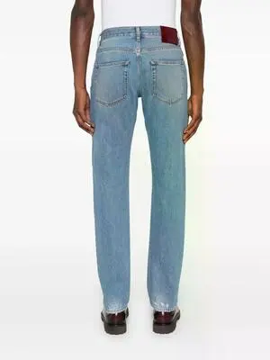Gucci Web-stripe Tapered Jeans