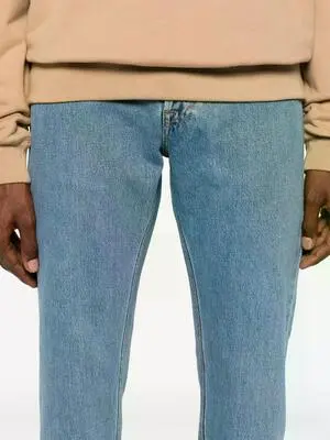 Gucci Web-stripe Tapered Jeans