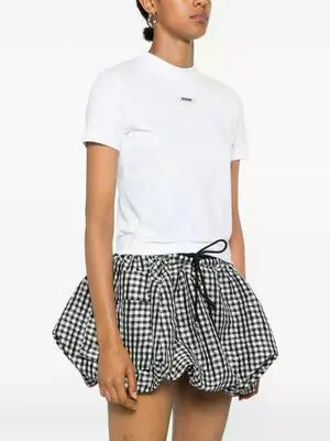 Jacquemus Gros Grain Fitted T-shirt - White