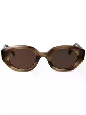 Emporio Armani Round-frame Sunglasses - Brown