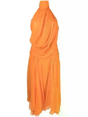 Alberta Ferretti Tie Detailed Cocktail Dresses