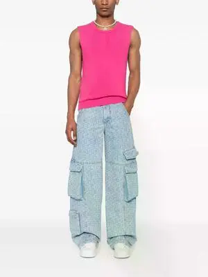 Gcds Logo-print Cargo Jeans