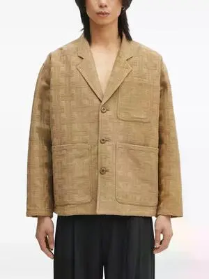Kenzo Patterned-weave Workwear Jacket