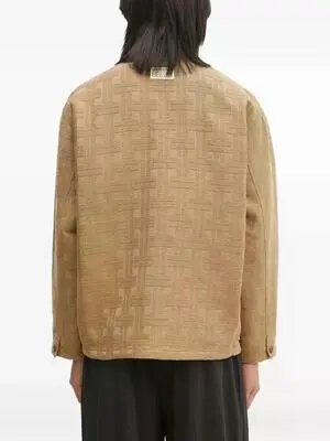 Kenzo Patterned-weave Workwear Jacket