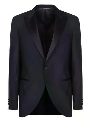 Canali Satin-lapel Wool Suit