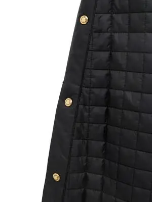 Moncler Quilted Midi Skirt - Black