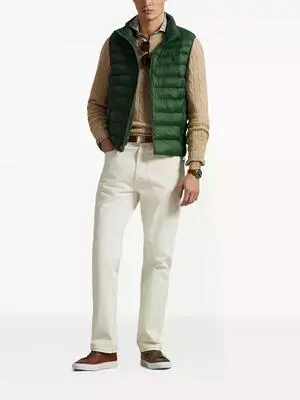 Polo Ralph Lauren Logo-embroidered Padded Vest - Green