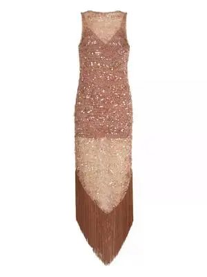 Taller Marmo Sequined Cocktail Dresses