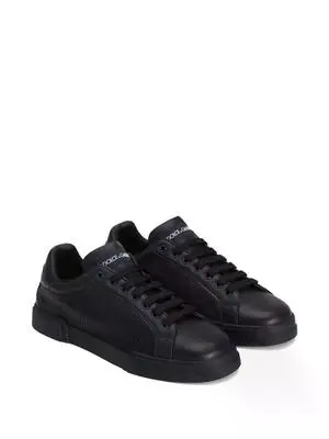 Dolce & Gabbana Portofino Perforated Leather Sneakers