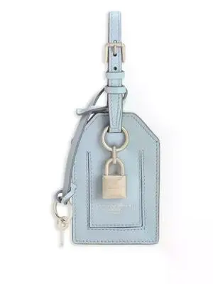 Dolce & Gabbana Perforated Leather Tag Holder - Blue