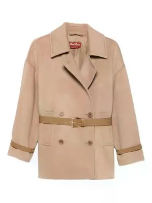 Max Mara Double-breasted Belted Coat