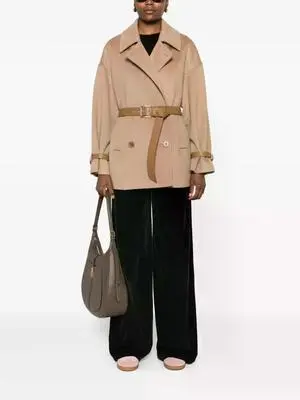 Max Mara Double-breasted Belted Coat