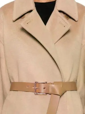 Max Mara Double-breasted Belted Coat