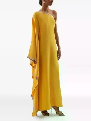 TALLER MARMO Betsy One-shoulder Embellished Dress - Orange