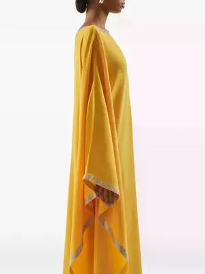TALLER MARMO Betsy One-shoulder Embellished Dress - Orange
