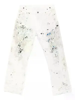 Mastercraft Union Paint-splatter Jeans - Neutrals