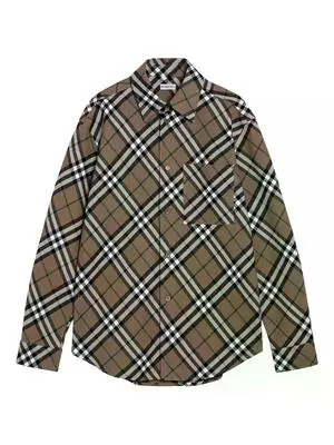Burberry Checked Long-sleeved Shirt