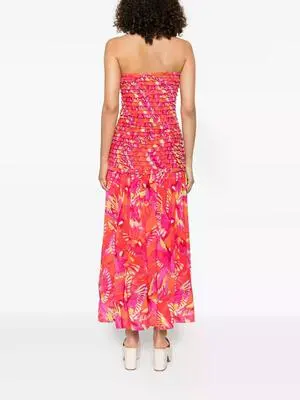 Farm Rio Flying Birds Midi Dress
