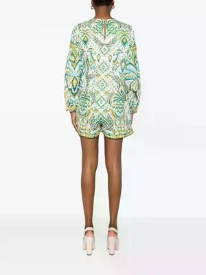 Farm Rio Tropical Tapestry Playsuit