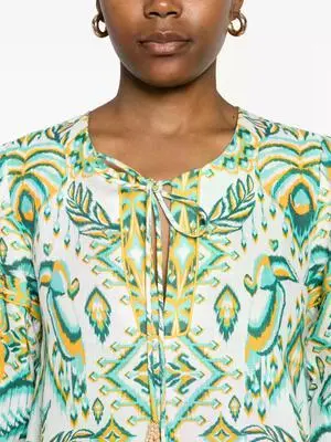 Farm Rio Tropical Tapestry Playsuit