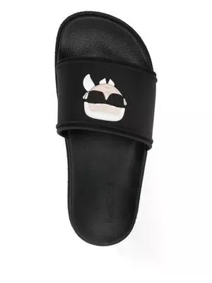 Karl Lagerfeld Logo-embellished Slides