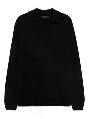 ZANONE Polo-neck Wool Sweater