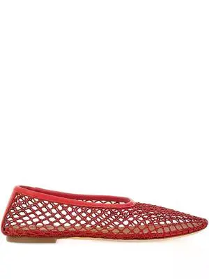 Staud Cut-out Flat Sandals - White