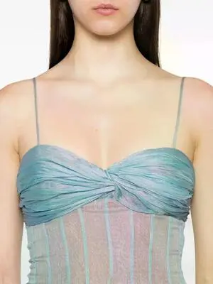 MARIA LUCIA HOHAN Giustina Pleated Silk Dress