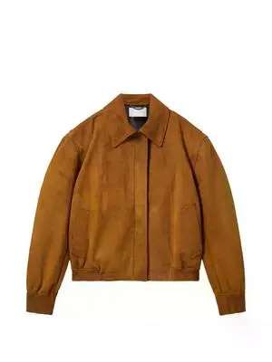 Stella McCartney Ribbed-trim Jacket - Brown
