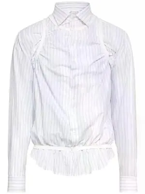 MAISON MARGIELA Stripe Tank Shirt - White