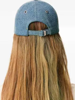 Ami De Coeur Embroidered Baseball Cap - Blue