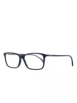 Gucci Rectangular-frame Glasses - Blue