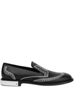 Moschino Leather Loafers