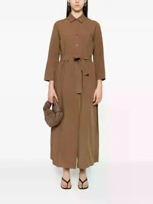 BLANCA VITA Belted Shirt Dress