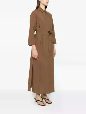 BLANCA VITA Belted Shirt Dress