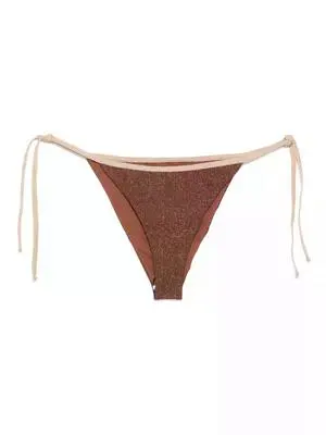MC2 SAINT BARTH Marielle Lurex String Bikini - Brown