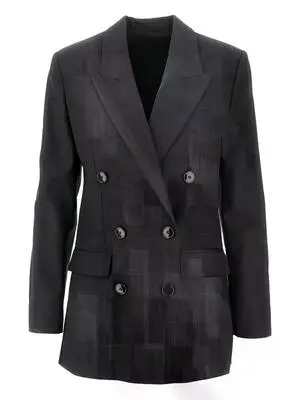 Isabel Marant Double-breasted Checked Jacket