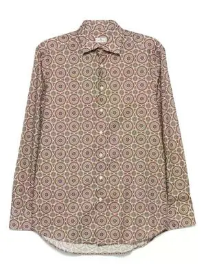 Etro Graphic-print Shirt - Brown