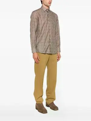 Etro Graphic-print Shirt - Brown
