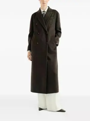 Brunello Cucinelli Double-breasted Coat - Red